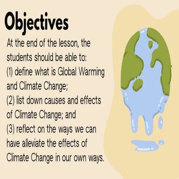 Climate Change Lesson for Science 9, Quarter 3 | PPTX