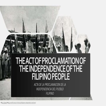 TOPIC 6 PROCLAMTION OF PHILIPPINE INDEPENDENCE.pptx