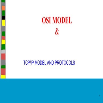 OSI MODEL, PORTS, AND PROTOCOLS CHEAT SHEET | PDF