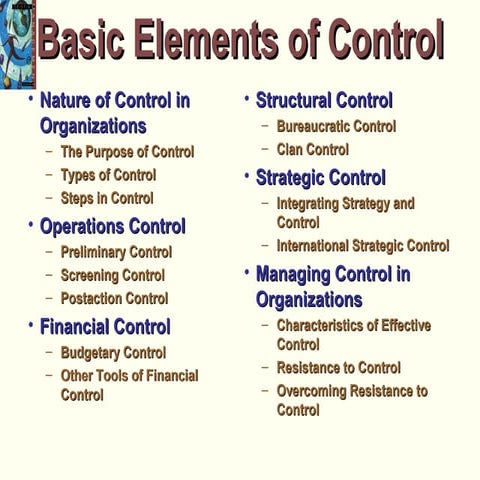 Basic Element of Control_Topic 7 | PPT