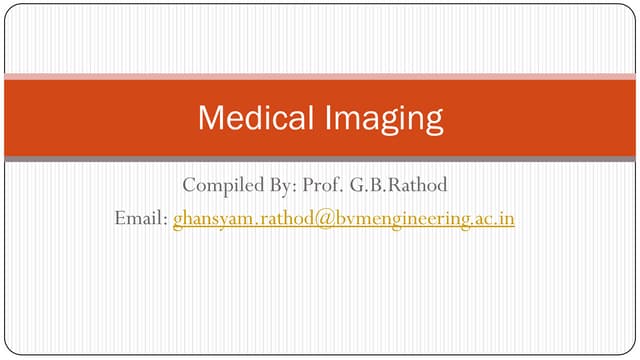 IMAGING TECHNIQUES | PPT