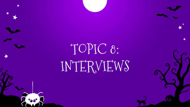 Interview, nature, types, merits & demerits | PPTX