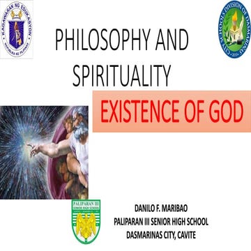 Topic 9 existence of god | PDF