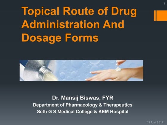 Topical preparations | PPT