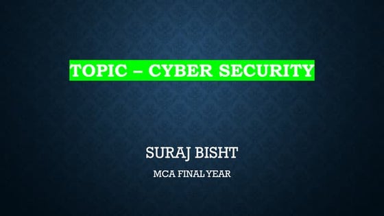 Cybersecurity PPT with Images 15 images.pptx