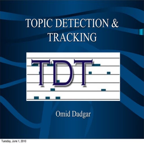 Topic Detection And Tracking Pdf