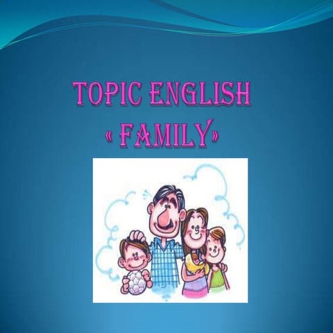 Topic english | PPTX