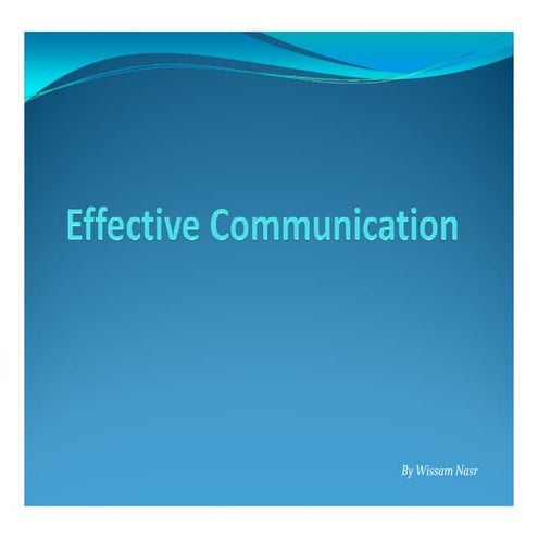 Effective Communication | PPT
