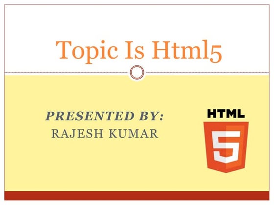 Learn html Basics | PPTX | Web Design and HTML | Internet