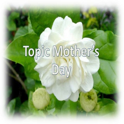 Topic mother’s day | PPT