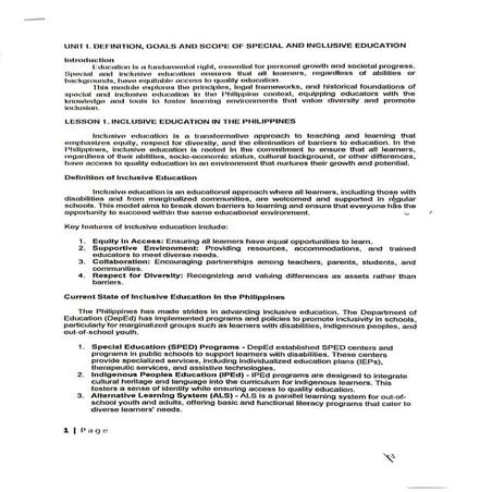 Special education Topic no. 1 lesson one.pdf