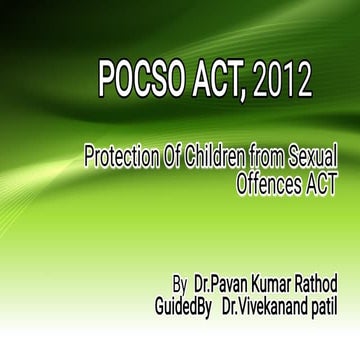 Topic No 23.3 Protection of children from sexual offence (POCSO) ACT.pdf