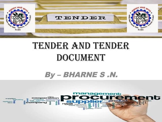 Types of Tender and their Process | PDF