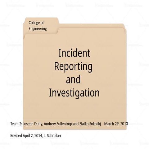incident reporting and investigation part1 | PPTX