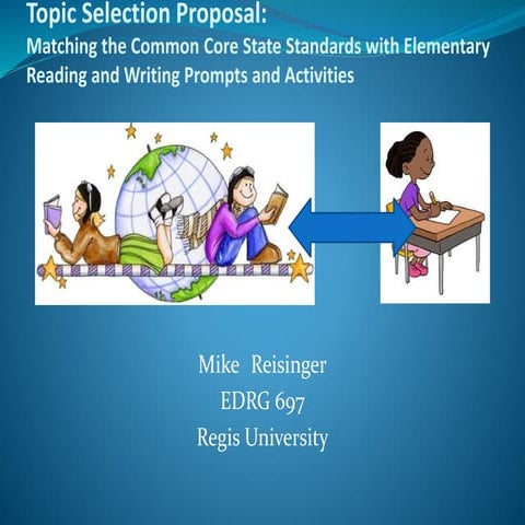 Topic proposal presentation reisinger | PPTX
