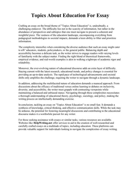 Essay On Topic Education.pdf