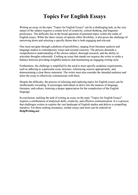 English Essay Ideas.pdf