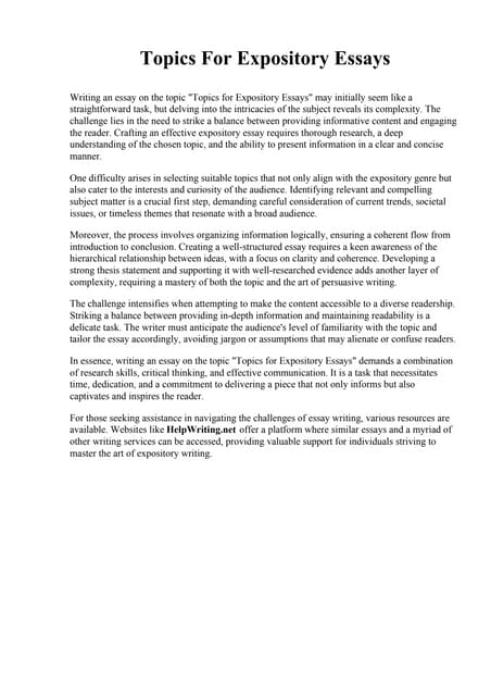 Good Themes For Essays | PDF