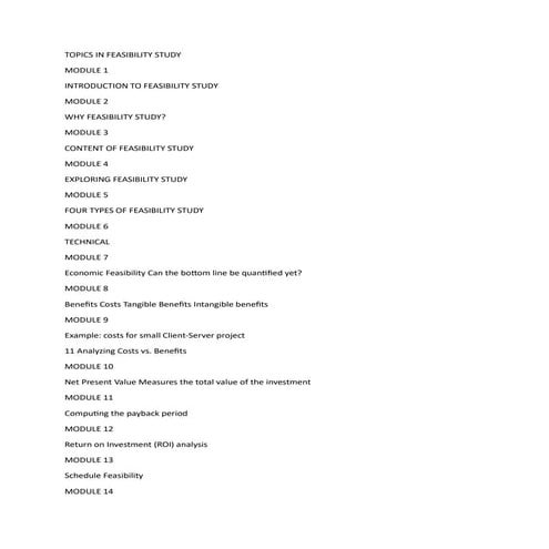 TOPICS IN FEASIBILITY STUDY.docx