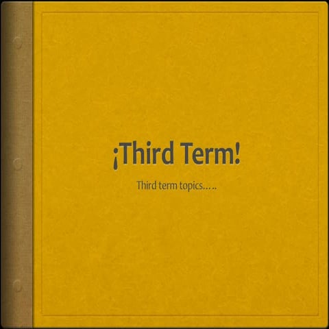 topics-third-term