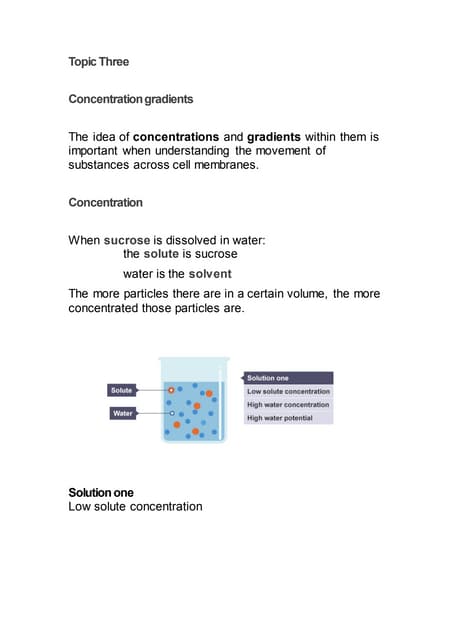 Biology - Osmosis and Tonicity | PPT