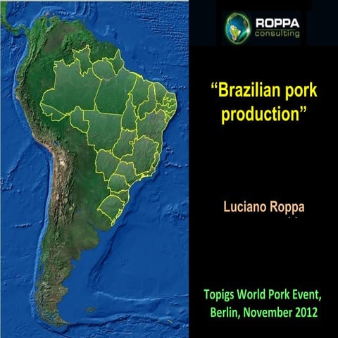 Brazilian pig meat production: past, present and future | PPT