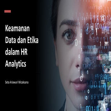 Topik 12 Keamanan Data dan Etika dalam HR Analytics | PDF