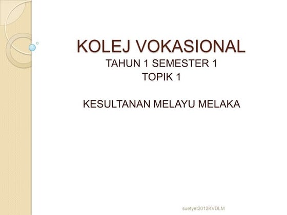 Folio sejarah | PPT