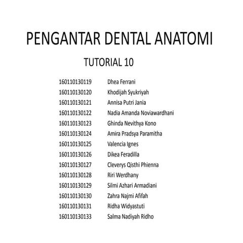 2. dental anatomi gigi permanen .. | PPT
