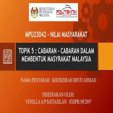 Cabaran dan impak ict terhadap bangsa | PDF