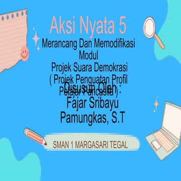 membuat modul projek P5 dg topik 6 P5.pptx