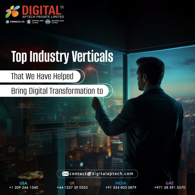 Major industry verticals that Digital Aptech works in | PDF