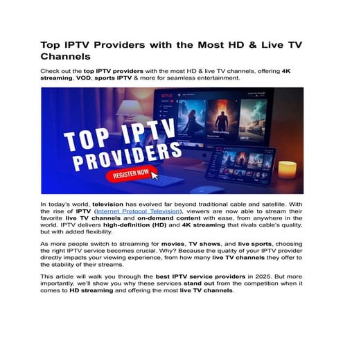 Top IPTV Providers with the Most HD & Live TV Channels.pdf