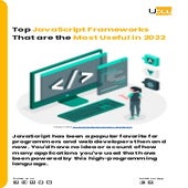Top JavaScript Frameworks That are the Most Useful in 2022 | PDF