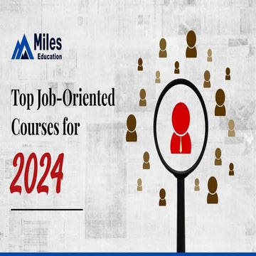 Top Job-Oriented Courses for 2024.pdf | Business | Business and Finance