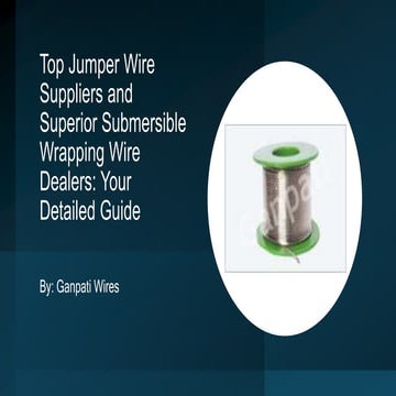 What Are the Different Varieties of Submersible Winding Wire? | PPTX