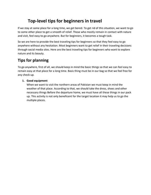 World travel guide | PDF