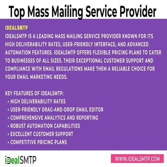 Top Mass Mailing Service Provider (idealsmtp).pdf