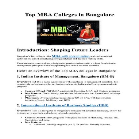 Top MBA Colleges in Bangalore .pdf