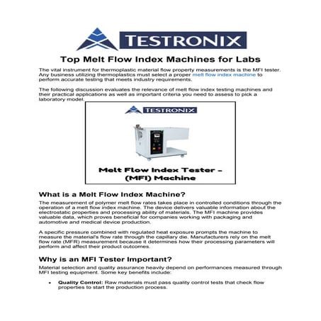 Top Melt Flow Index Machines for Labs.pdf