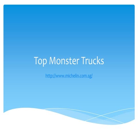 Top monster trucks | PPTX