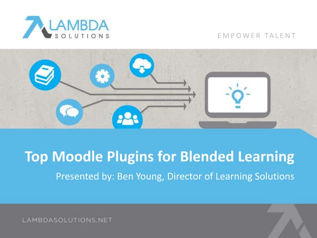 Moodle Presentation for Teachers | PPT