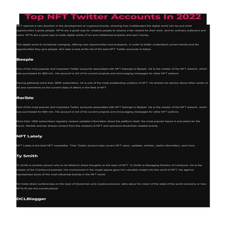Top NFT Twitter Accounts In 2022.pdf