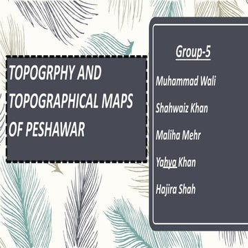 Topography and Topographical Maps | PPTX