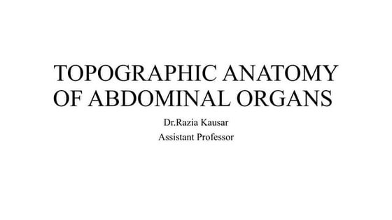 Boundaries of flank and paralumbar fossa | PPTX