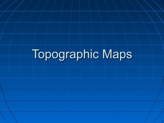 Toposheet interpretation | DOC | Geography | Science
