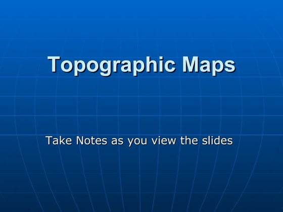 Topography powerpoint | PPT | Geography | Science
