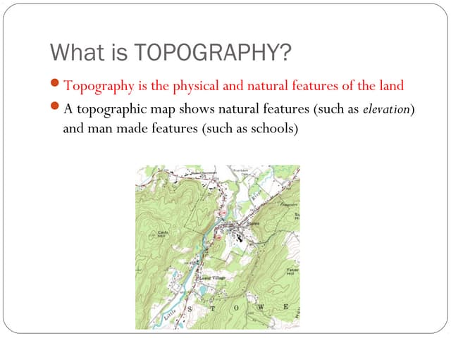 The Definition Of Topography Brigid Theodora