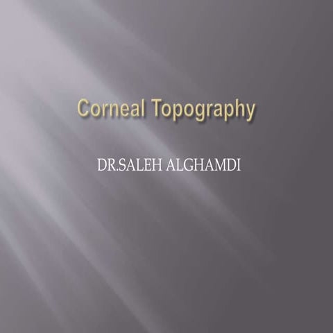 Topography presentation | PPTX