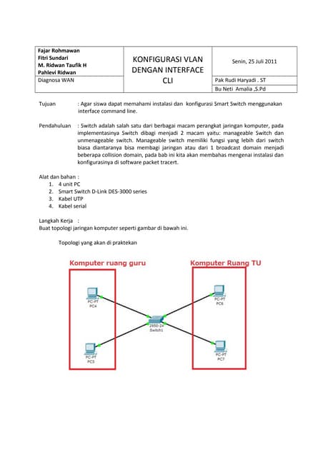 Vtp(server master transparent) | PDF